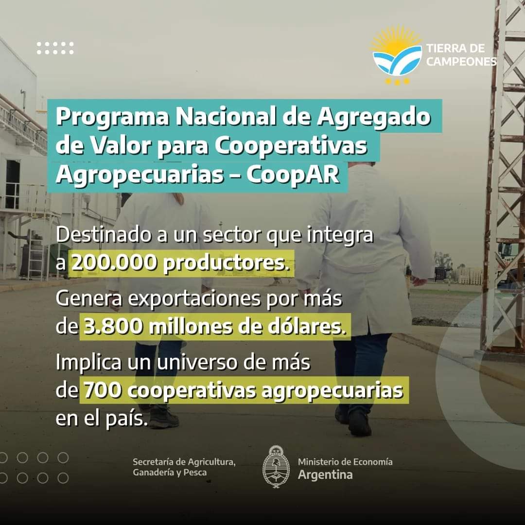 CoopAR es un reconocimiento al papel fundamental que tiene el ...